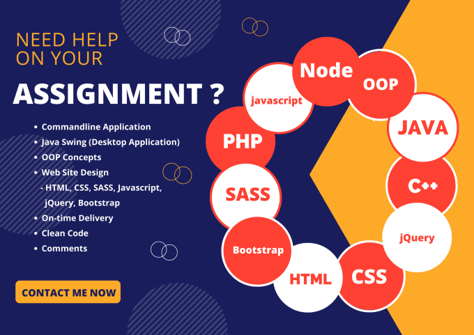 Do Assignment Java Oop Php Html Css Javascript Jquery Nodejs By