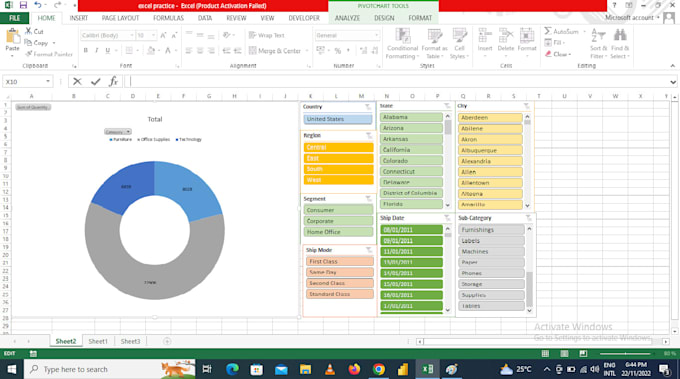 Create Excel Dash Board Google Sheet And Pivot Tables By