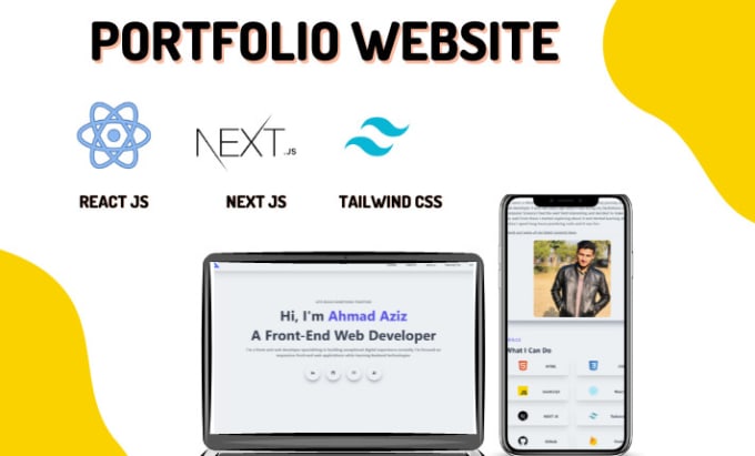 Create Personal Portfolio Landing Page Business Website In React Js