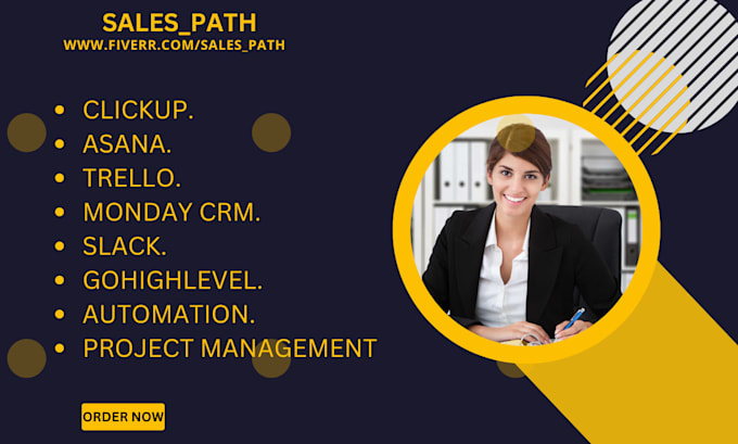 Setup Clickup Asana Trello Monday Crm Slack Gohighlevel Automation