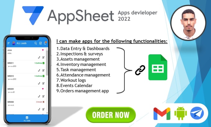 Create Your Mobile App Using Appsheet And Googlesheet By Mohadj Fiverr