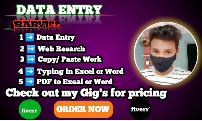 Do Data Entry Web Scraping Copy Paste And Excel Data Entry By