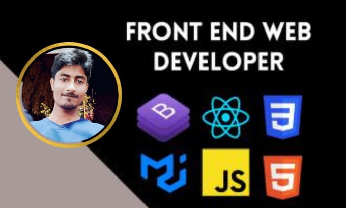 Be Your Front End Web Developer And Web Application With Html Css By