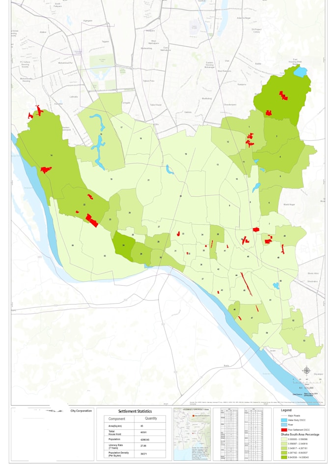 Create Gis Map And Spatial Analysis With Arcgis Qgis By Geotech95 Fiverr