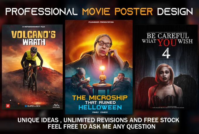 Help You Create An Official Movie Poster By Harmaneditor Fiverr