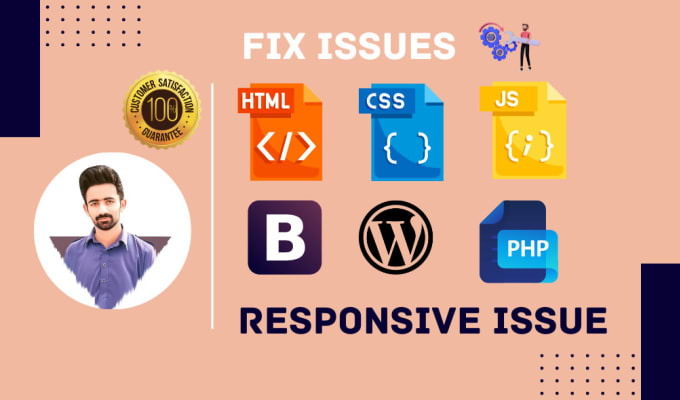 Fix Html Css Bootstrap And Javascript Issues By Hasnain Code Fiverr