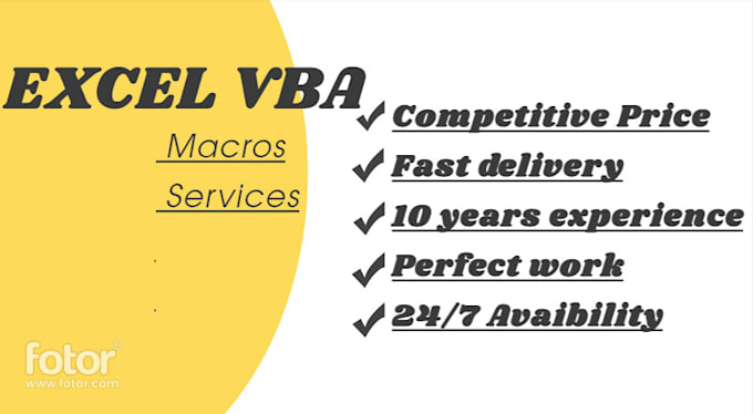 Do Anything You Need On Microsoft Excel Vba And Macros By