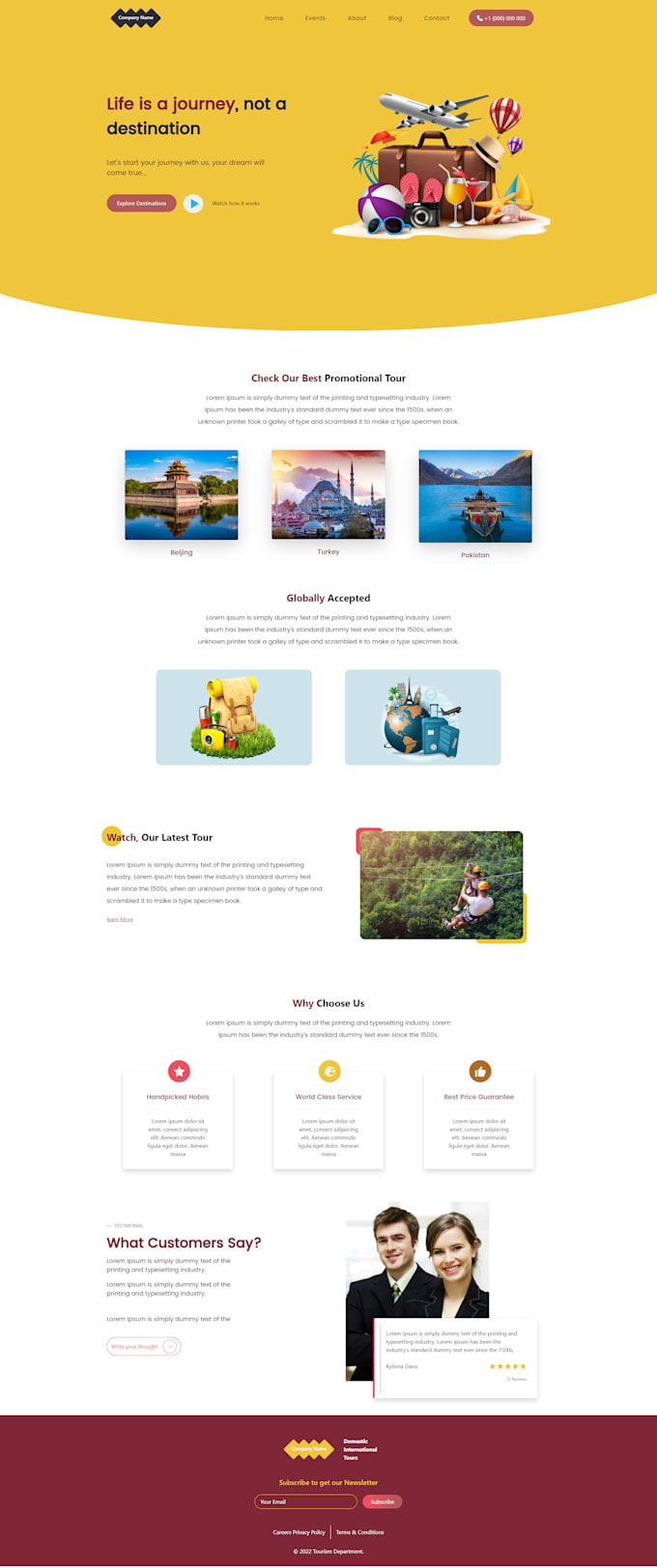 Develop A Responsive Frontend Website With Bootstrap And Javascript By