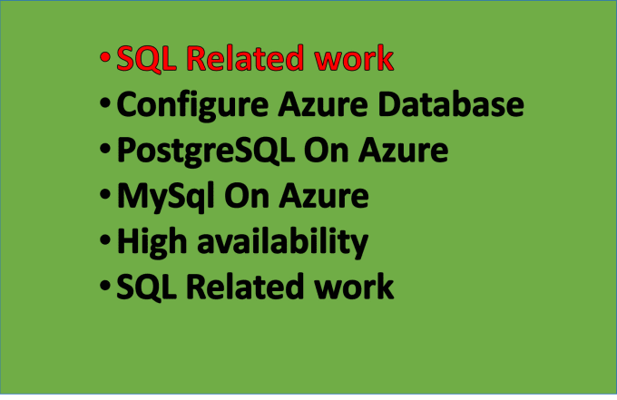 Configure Sql Server Mysql Postgres Sql By Rosa Fiverr