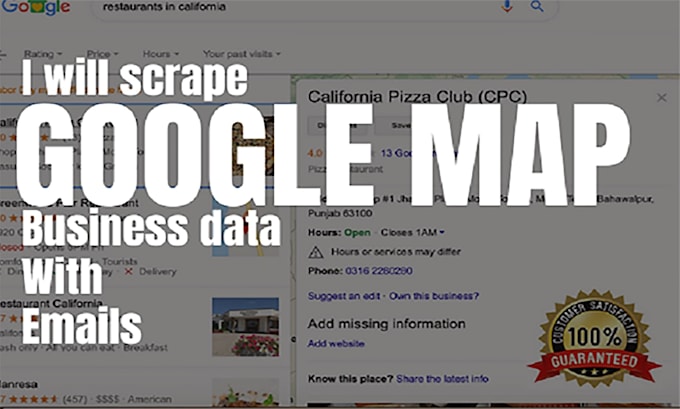 Targeted Google Map Data Scraping And Web Scraping By Blogbu34 Fiverr