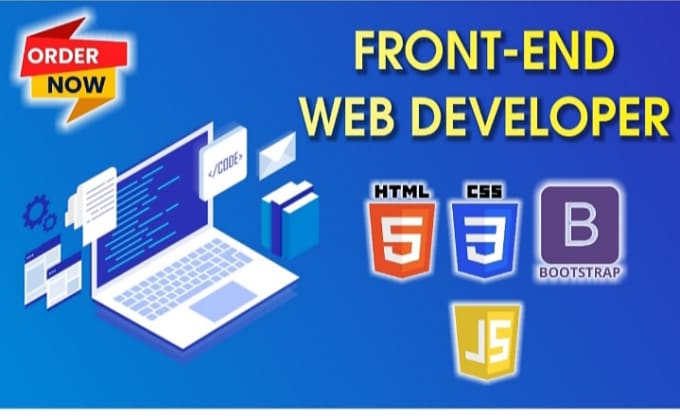 Be Your Front End Web Developer Using Html Css Javascript Bootstrap