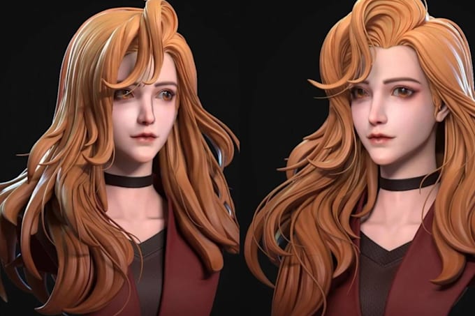 Do 3d Character Modeling 3d Metahuman Character Unreal Engine5 By
