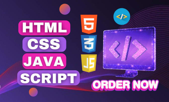 Be Your Front End Web Developer Create Responsive Website Html Css
