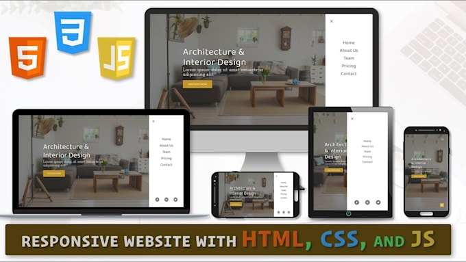 Design And Fix Html Css Bootstrap And Javascript Web Pages By