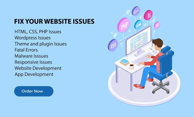 Fix Any Bug From Php Javascript Css Html Wordpress By Devaobeth