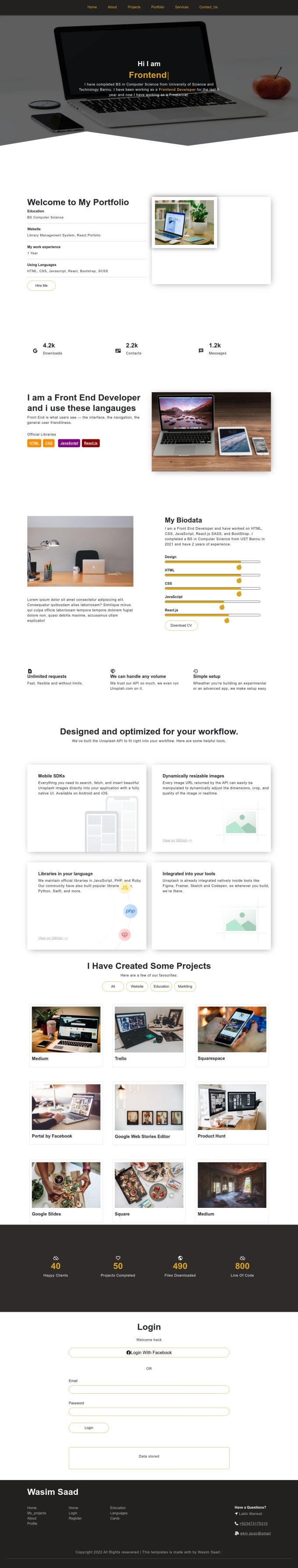 Create Responsive Websites In Html Css Javascript Reactjs By Wasimsaad