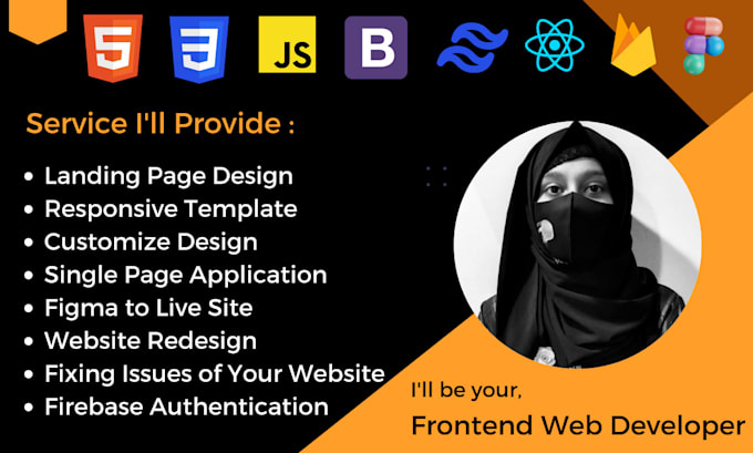 Be Your Front End Web Developer Using Html Css Javascript Bootstrap