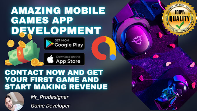 Unity Mobile Games Apps Development For Android Ios 2d 3d And Pc By Mr