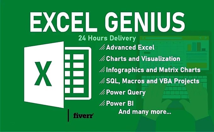 Build A Custom Excel Spreadsheet With Formulas And Charts At Low Price
