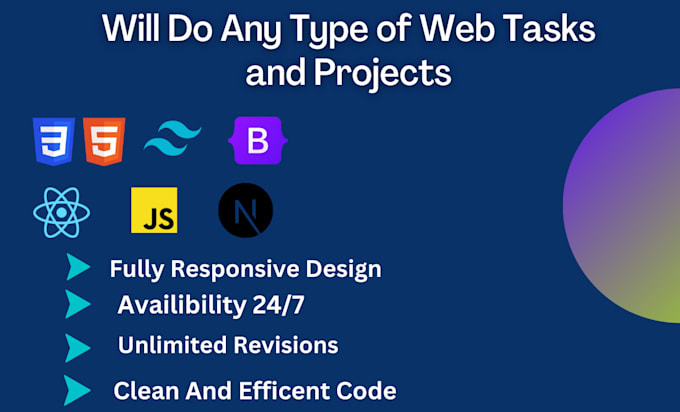 Do Html Css Bootstrap Javascript Tasks And Web Issues By Zulqarnain