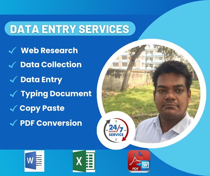 Do Accurate And Fastest Data Entry Copy Paste Pdf Conversion Typing