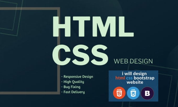 Create Responsive Website Design Using Html Css Js Bootstrap By
