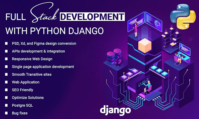 Provide You The Full Stack Python Django Development By Muhammad 08