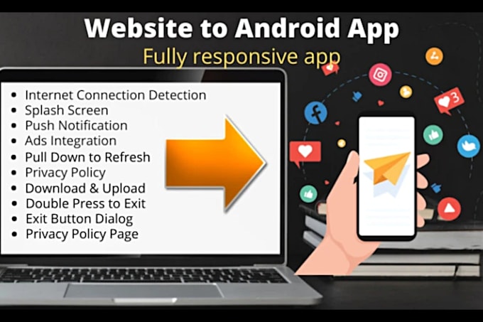 Convert Any Website Into Android Mobile App Using Webview By