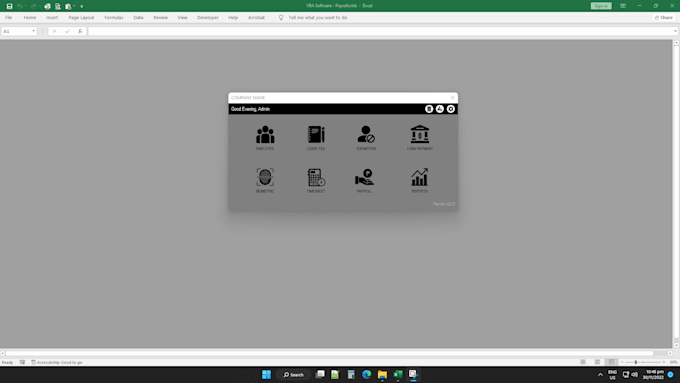 Automate Your Payroll Using Vba Software Payroll By Vbasoftware Fiverr