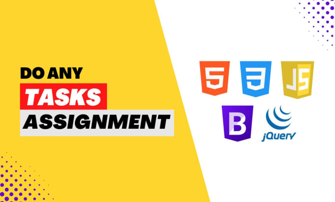 Do Any Tasks Of Html Css Javascript Jquery And Bootstrap By Fuad