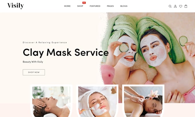 Design A Beauty Salon Cosmetic Hair Salon Spa Website By Palweb Fiverr