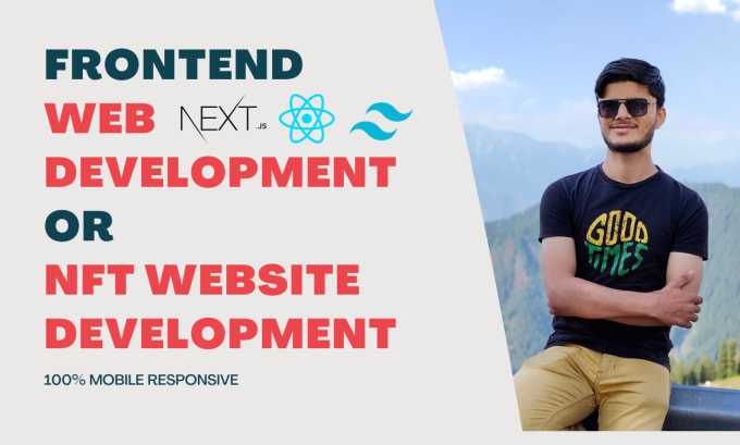 Do Frontend Web Development And Create Nft Website Or Landing Page By