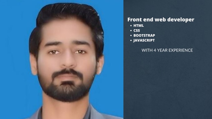Do Front End Development In Html Css Bootstrap Javascript By
