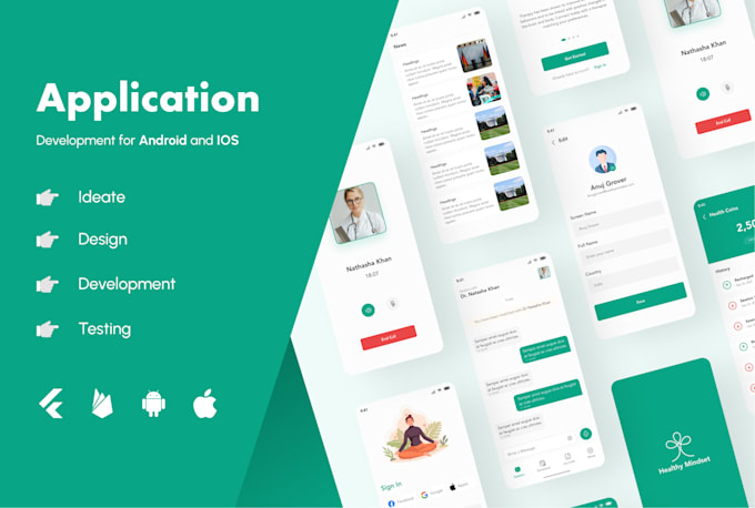 Develop Android And Ios Apps Using Flutter By Uzairkhan911 Fiverr