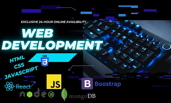 Create Responsive Websites In Html Css And Javascript React Nodejs