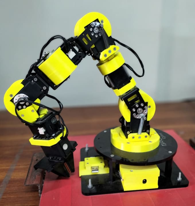 Do Arduino Programming Arduino Robotic Arm Schematic Pcb By Malik
