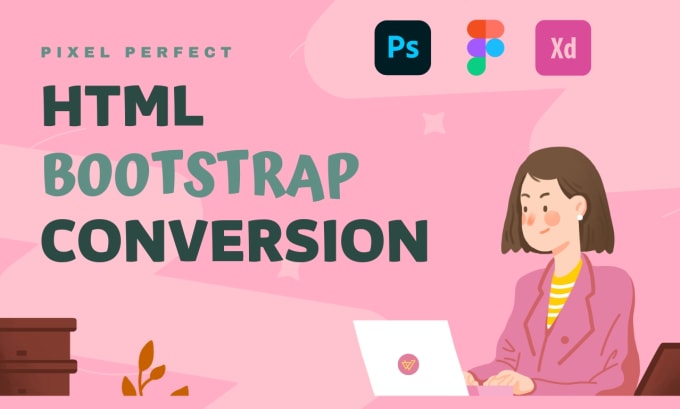 Do Html Css Conversion From Psd Figma Or Xd Design By Vibe In Web