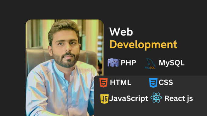 Do Web Development By Using Html Css Javascript And React Js By