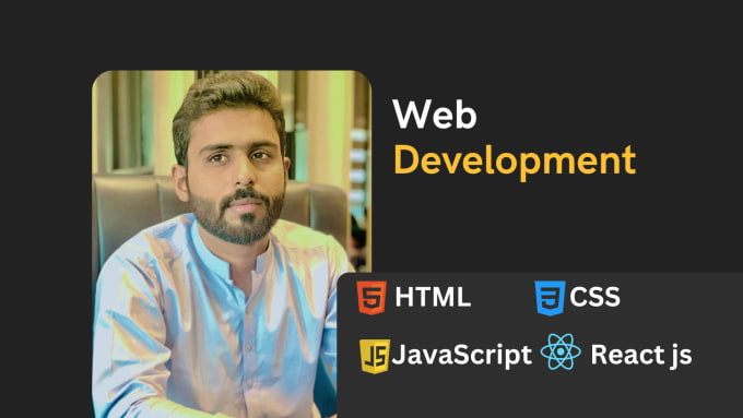 Be Your Front End Web Developer Using Html Css Javascript React Js By