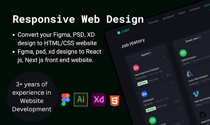 Convert Figma To Html Flutter And React Native Website Frontend And