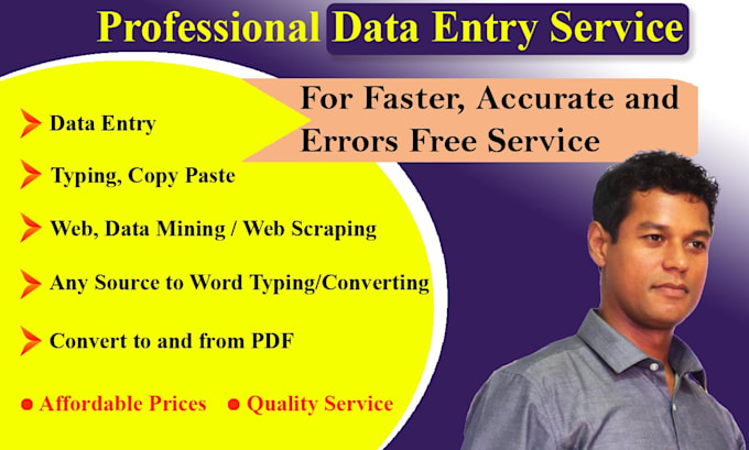 Do Data Entry Web Scraping Mining Copy Paste Pdf Convert By Usufmm6