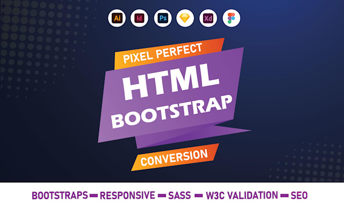 Convert Psd To Html Figma To Html Css Responsive Bootstrap5 By