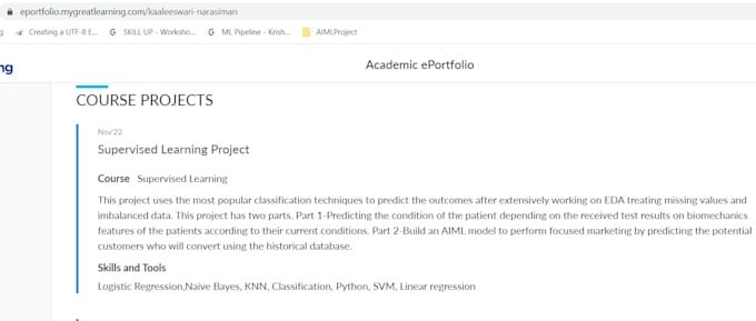 Do Machine Learning Projects In Google Collab By Kaaleeswarinara Fiverr