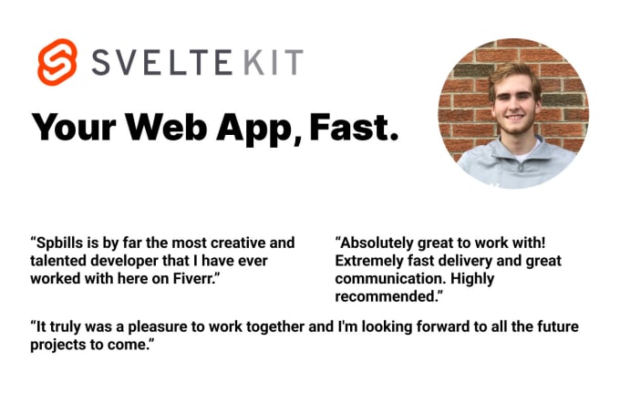 Develop Your Svelte And Sveltekit Web App By Spbills Fiverr