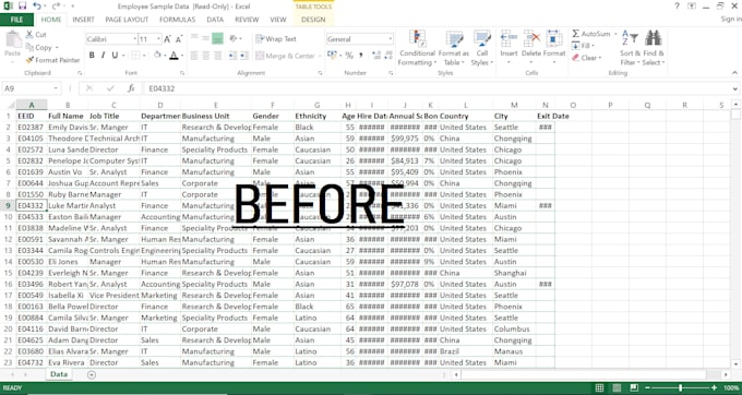 Copy Paste Clean And Format Data In Microsoft Excel By Gangadhars Fiverr