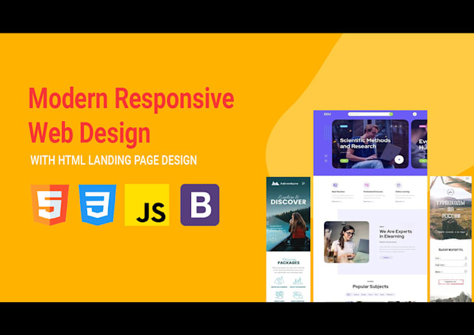 Create Responsif Website Whit Html Css Boostrap Javascript By Dimas