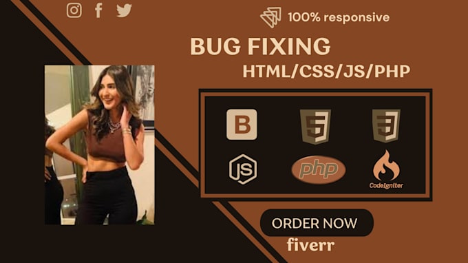 Fix Modify In Html Css Js Reactjs Jquerry Php By Arshianaseer Fiverr