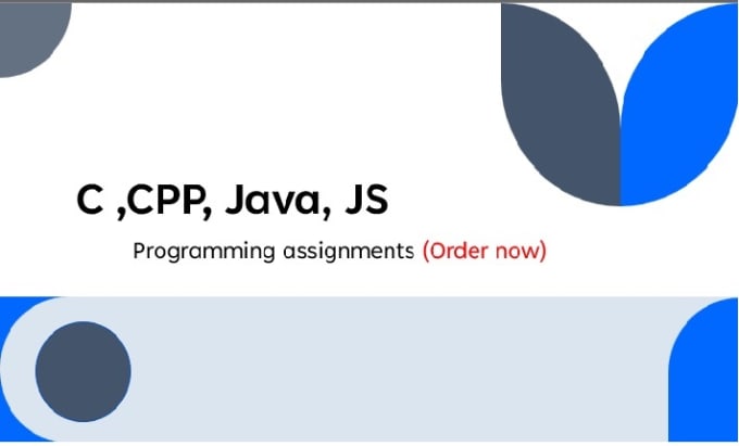 Do C Cpp Java Javascript Programming Project By Raaviinderr Fiverr