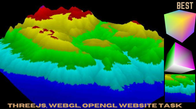 Do Threejs Opengl Webgl Reactjs Task For D Interactive Website And