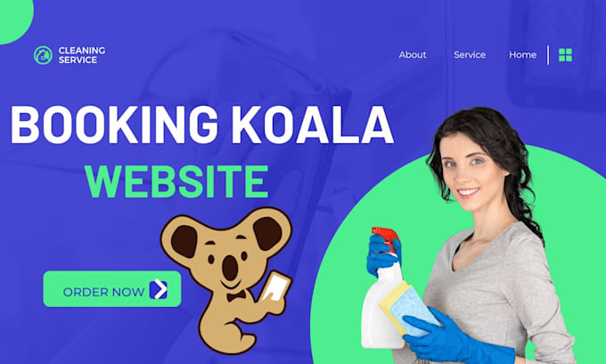 Build Cleaning Service Website House Office With Bookingkoala